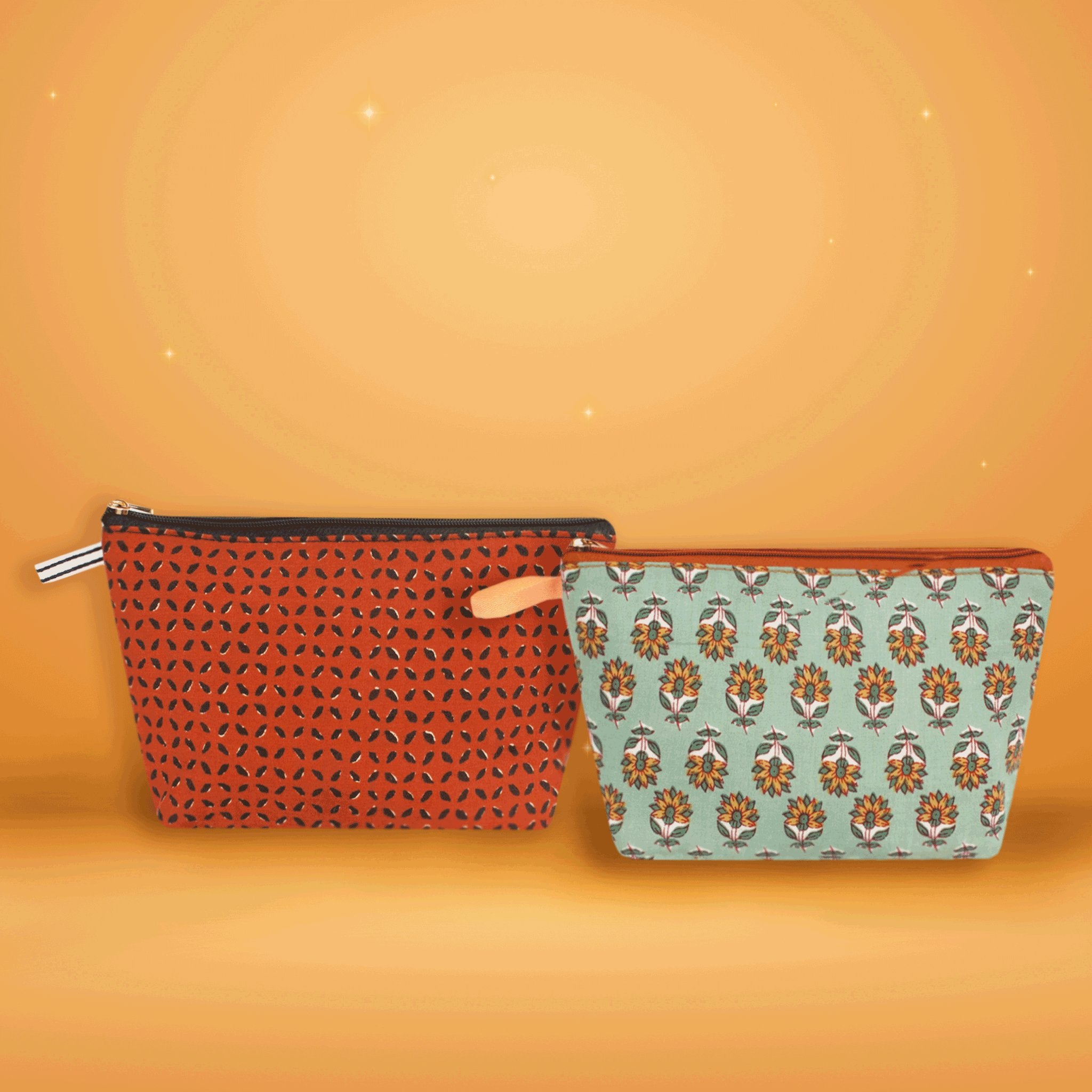 Block Printed Pouches – Crafthues