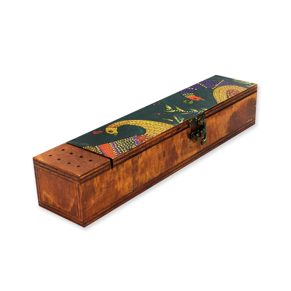 Peacock Agarbatti Stand and Storage Box – Crafthues